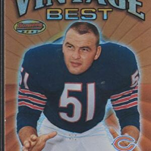 Dick Butkus football card (Chicago Bears) 2001 Topps Vintage Best VB DB