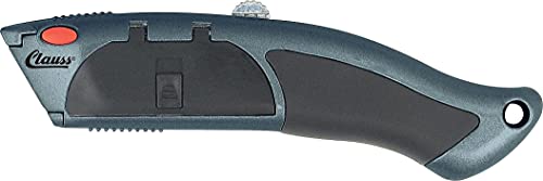 Clauss 18026 Auto-Load Razor Blade Utility Knife with Ten Blades