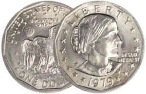 1979 p single - susan b. anthony dollar uncirculated us mint