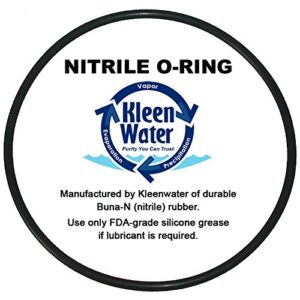 KleenWater Granular Carbon Chlorine Replacement Water Filter Compatible With Aqua-Pure AP217/Aqua-Pure AP200 Water Filter System, Set of 3, Includes replacement O-ring Qty(1)