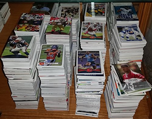 FOOTBALL ESTATE~ HUGE 3 MILLION CARD STORE DEALER ESTATE SALE BOX LOT WAREHOUSE FIND (500+) LOADED WITH STARS AND ROOKIES!