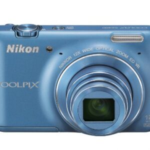 Nikon COOLPIX S6400 16 MP Digital Camera with 12x Optical Zoom and 3-inch LCD (Blue)