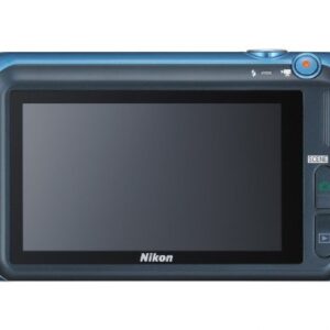 Nikon COOLPIX S6400 16 MP Digital Camera with 12x Optical Zoom and 3-inch LCD (Blue)