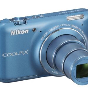 Nikon COOLPIX S6400 16 MP Digital Camera with 12x Optical Zoom and 3-inch LCD (Blue)