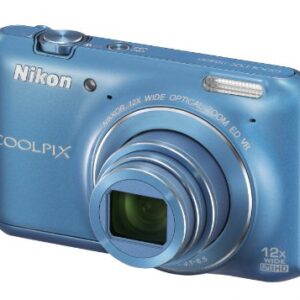 Nikon COOLPIX S6400 16 MP Digital Camera with 12x Optical Zoom and 3-inch LCD (Blue)