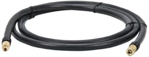 viair (00016 6' portable compressor air extension hose, black