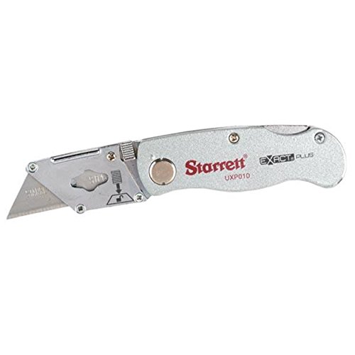 Starrett Exact Plus KUXP010-N Aluminum Die-Cast Folding Utility Knife