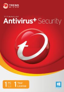 trend micro titanium antivirus+ 2014 1 user [old version]