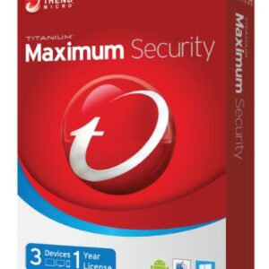 Trend Micro Titanium Maximum 2014 3 Devices [Old Version]