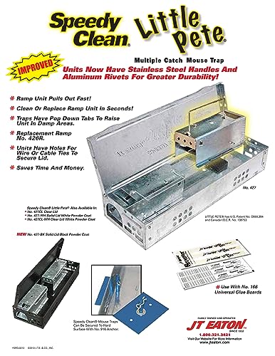 JT Eaton 427 Mouse Trap, Single Unit, Silver