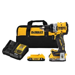 dewalt 20v max* xr compact drill/driver with powerstack batteries (dcd800d1e1)