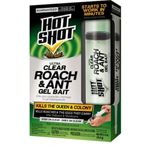 hot shot ultra clear roach & ant gel bait, 1-count, 6-pack, plain