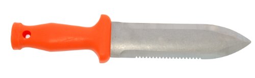 Zenport K245-10 ZenBori Soil Knife with 6-Inch Stainless Steel Serrated Blade, Box of 10, Orange