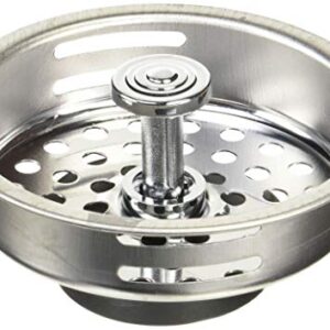 Universal Drain 30051 3" Stainless Steel Strainer Basket, FITS Most Sinks, Silver