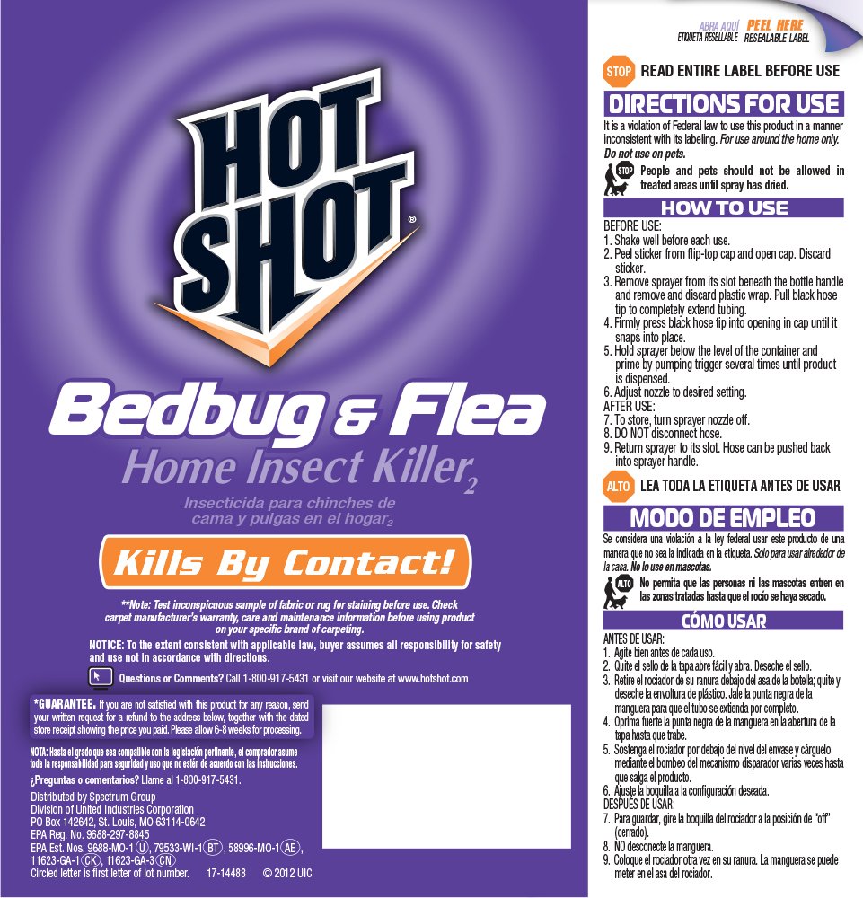 Hot Shot Bedbug & Flea Home Insect Killer2 (Ready-to-Use) (1 gal)