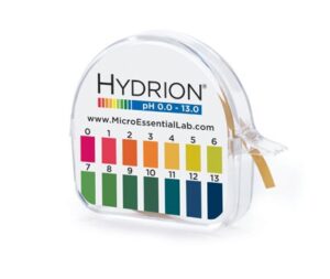 1 carton (10 pk) of phydrion ph rolls (93) full range insta chek ph- 0-13