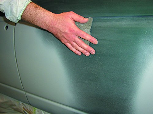 Cubitron II Scotch-Brite Color Prep Scuff - Gray Auto Body Scuffing Pad - Automotive Paint Shop Hand Pad - 4.75' x 15' - 7748