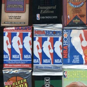 600 OLD BASKETBALL CARDS ~ SEALED WAX PACKS ESTATE SALE WAREHOUSE FIND!