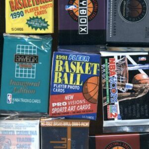 600 OLD BASKETBALL CARDS ~ SEALED WAX PACKS ESTATE SALE WAREHOUSE FIND!