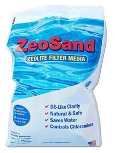 zeo, inc zeosand-50 zeosand swimming pool sand replacement, alternative filter media, 50 p, white