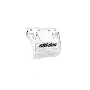 ski-doo new oem snowflap, white/black, rev-xs, 120", 860200926