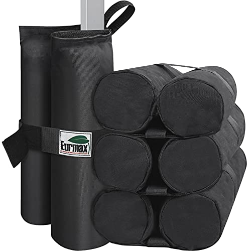 Eurmax Weight Bags for Pop up Canopy Outdoor Shelter,Instant shelter Leg Canopy Weights, Sand Bags, Set of 4