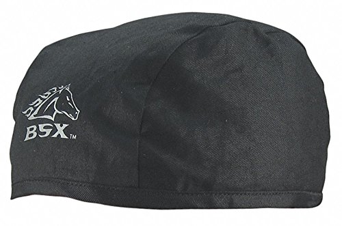 Welding Beanie Cap, Cotton, Black, PK12