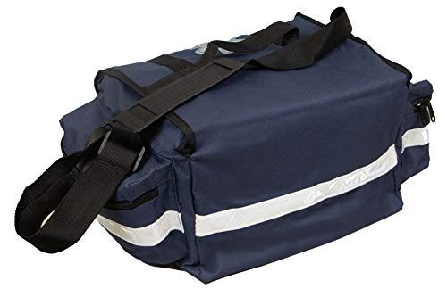 PrimaCare KB-RO74-B First Responder Bag for Trauma, 17" x 9" x 7", Blue