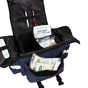 PrimaCare KB-RO74-B First Responder Bag for Trauma, 17" x 9" x 7", Blue