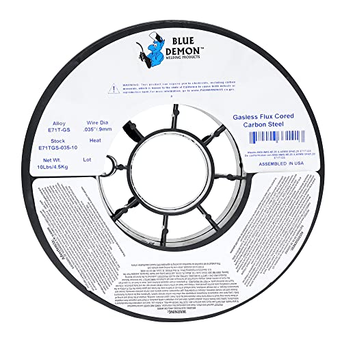 Blue Demon E71TGS .035 X 10# Spool Gasless Flux Core Welding Wire