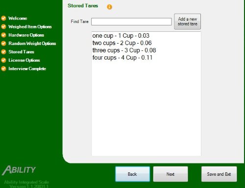 Ability Integrated Scale for Intuit QuickBooks Point of Sale with CAS PD2 and Cables