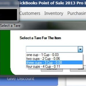 Ability Integrated Scale for Intuit QuickBooks Point of Sale with CAS PD2 and Cables