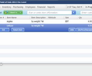 Ability Integrated Scale for Intuit QuickBooks Point of Sale with CAS PD2 and Cables