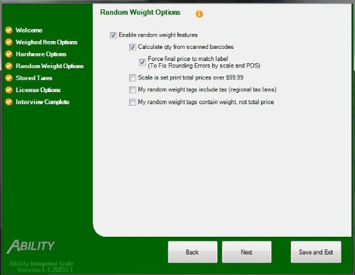 Ability Integrated Scale for Intuit QuickBooks Point of Sale with CAS PD2 and Cables