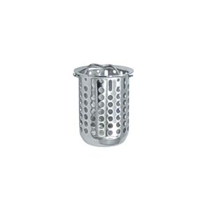 junior basket strainer stainless steel strainer basket, 2.25 inch deep flange replacement strainer with handle