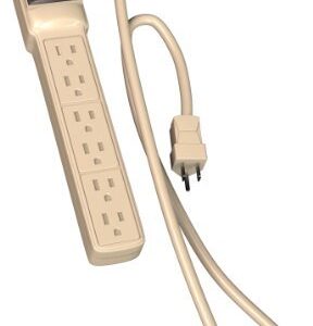 Stanley 30021 PowerMax 6 XL, 6-Outlet Power Strip w/ Long Cord , Beige