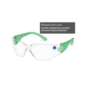 Gateway Safety 4699 StarLite Gumballs Safety Glasses, Clear Lens, 10 Colors Included (Pack of 10)