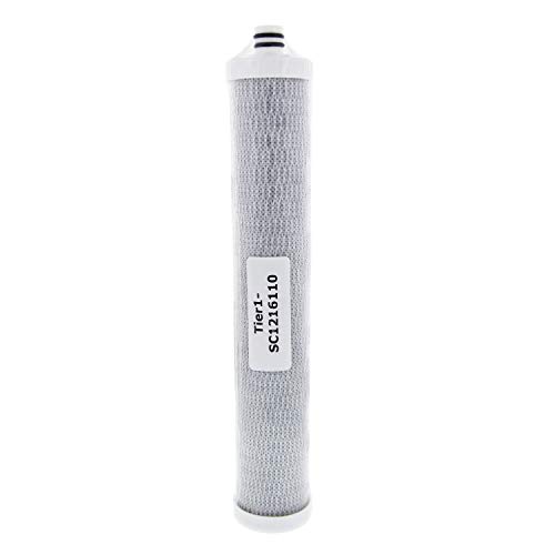 Tier1 10 Micron PRE-RO Carbon Block Reverse Osmosis Filter Replacement Cartridge | Compatible with Culligan SC1216110, HDG-CB-AC10, RS22CB5EB, A1013473, S7025, Home Water Filter