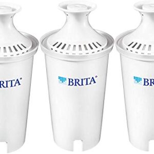 Brita OB03 Replacement Pitcher Filters (3-Pack), White, 3 Count