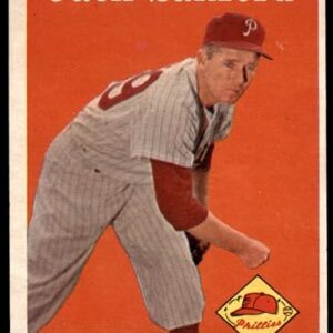 1958 Topps # 264 Jack Sanford Philadelphia Phillies (Baseball Card) EX Phillies