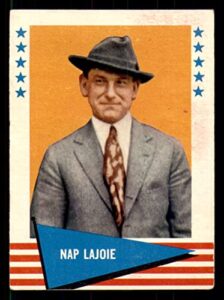 1961 fleer # 120 nap lajoie cleveland indians (baseball card) ex indians