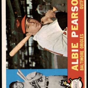 1960 Topps # 241 Albie Pearson Baltimore Orioles (Baseball Card) EX Orioles