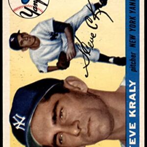 1955 Topps # 139 Steve Kraly New York Yankees (Baseball Card) Dean's Cards 2 - GOOD Yankees