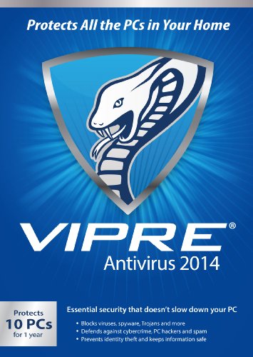 ThreatTrack Security VIPRE AntiVirus 2014 10 PC (10-Users) [Old Version]