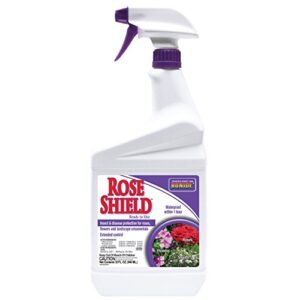 bonide chemical 982 037321009825 rtu rose shield, 1-quart, brown/a