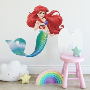 roommates rmk2360gm the little mermaid ariel peel and stick giant wall decals