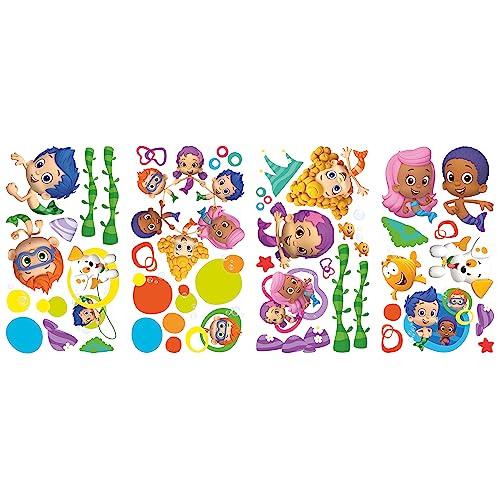 RoomMates RMK2404SCS Bubble Guppies Peel and Stick Wall Decals