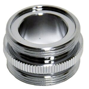 danco 10524 15/16 in.-27m x 15/16 in.-27m chrome male/male aerator adapter, chrome