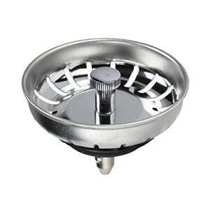 danco 81091 3-1/2-inch post lock-in basket strainer, stainless steel