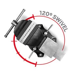 TEKTON 4 Inch Swivel Bench Vise | 54004